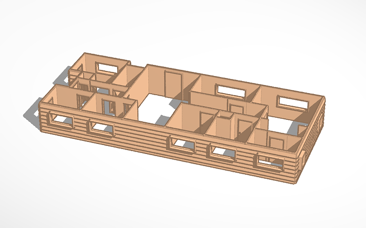 3D design The SS8 house - Tinkercad