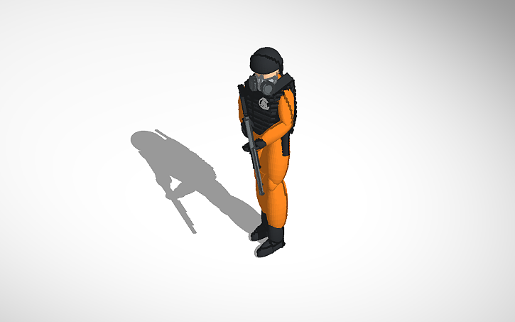 3D design SCP Nine-Tailed-Fox Soldier - Tinkercad