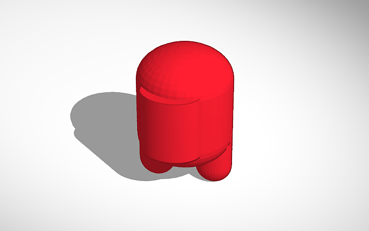 3D design Red imposter - Tinkercad