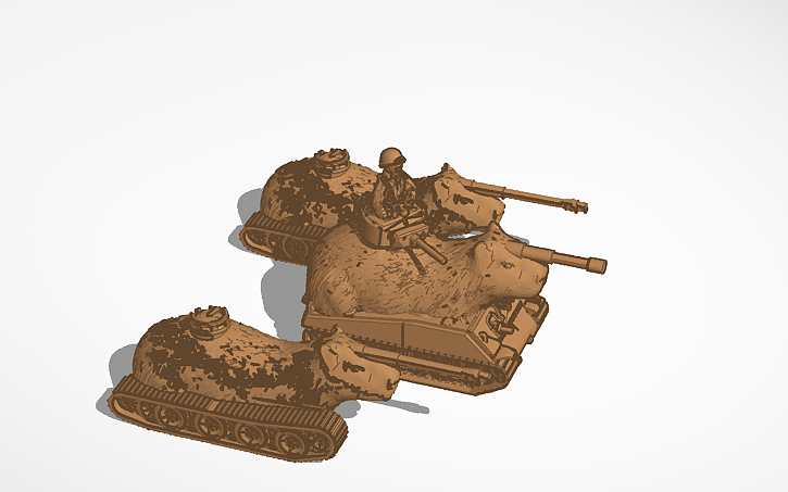 3D design capybara war | Tinkercad