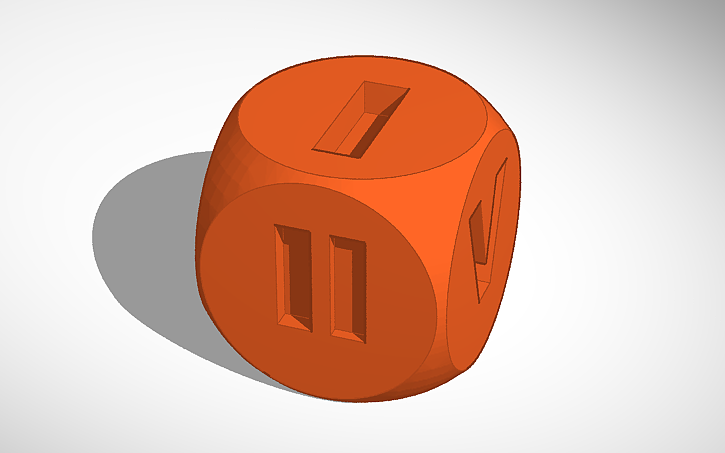 3D design DADO | Tinkercad