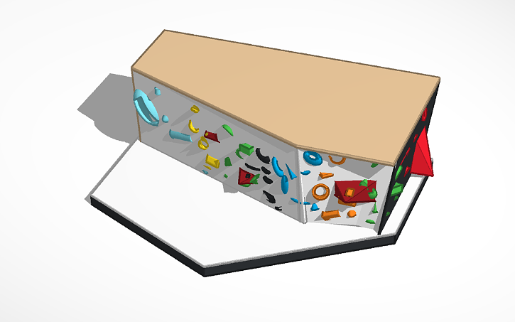3D design Climbing wall - Tinkercad