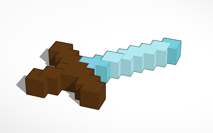 3D design Diamond sword | Tinkercad