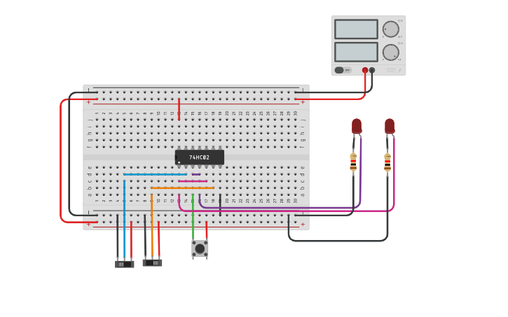 Circuit design Experiment 6 Part 1 | Tinkercad