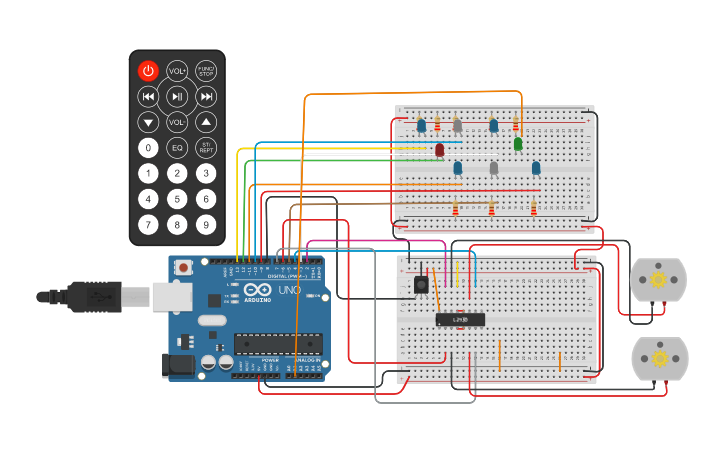 Circuit Design Motor Rc Tinkercad