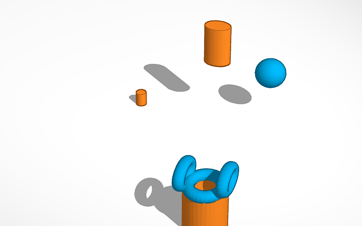 3D design Hinge/Ball and socket joint - Tinkercad