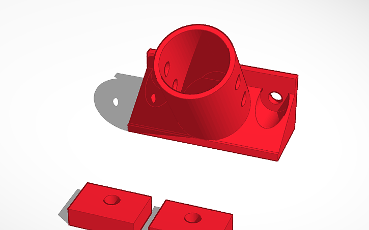 3D design Solar panel holder - Tinkercad