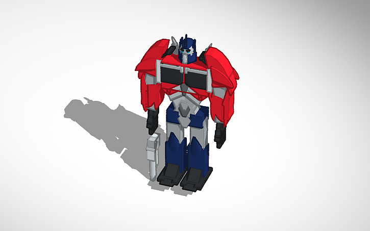 3D design Optimus Prime tfp - Tinkercad