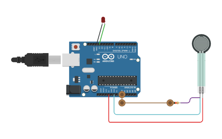 Circuit Design Force Sensor Tinkercad 1912