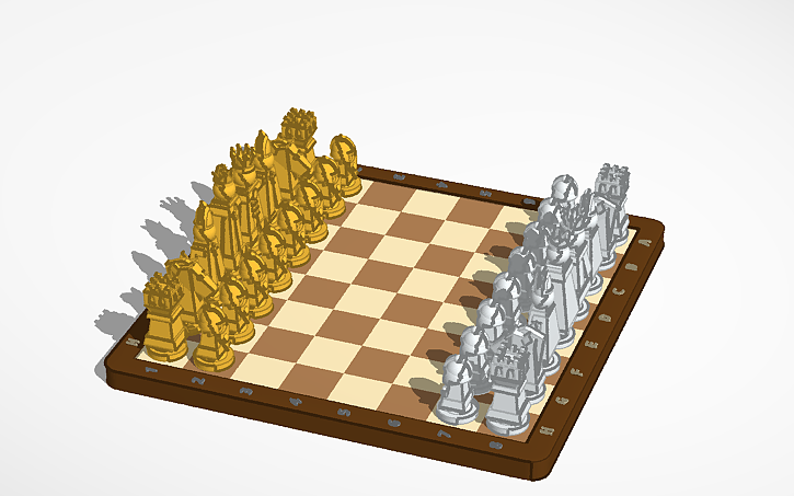 3D design The new chess. - Tinkercad