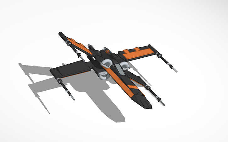 3D design X-Wing | Tinkercad