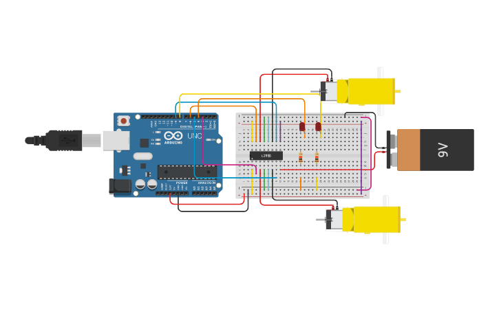 Circuit design Actividad practica | Tinkercad