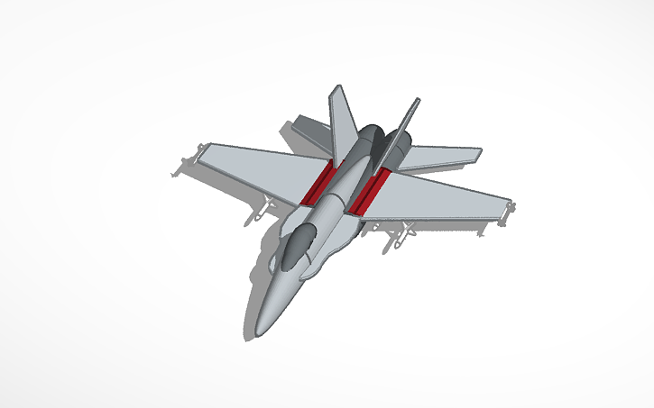 3D design AİRPLANE - Tinkercad