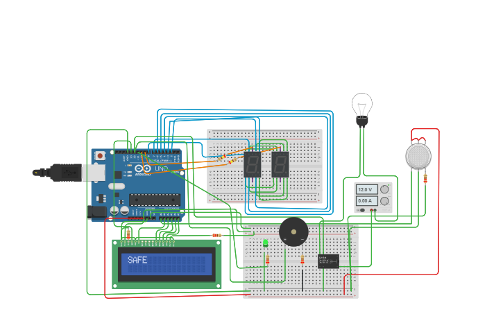 Circuit Design Pro Gas Detecting Alarm Timer Tinkercad