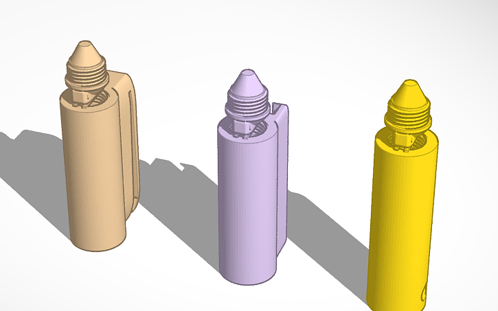 3D design Wearable disinfectant storage | Tinkercad