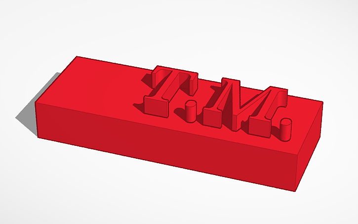 3d Design Keyring Tinkercad