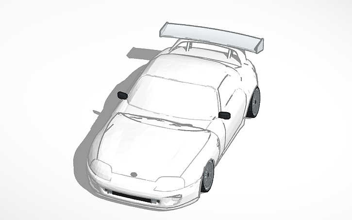 3D design Supra x S2000 - Tinkercad
