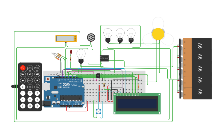 Circuit design Remote control based home automation for smart home ...