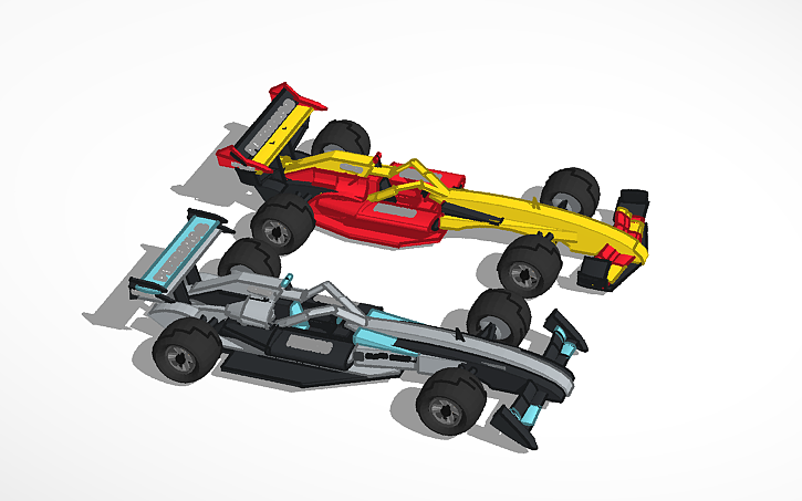 3D design Mercedes AMG F1 - Tinkercad