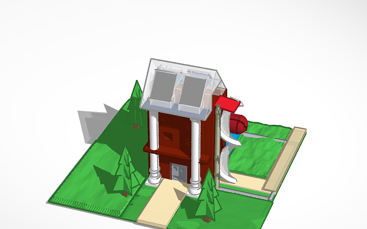 3D design green house - Tinkercad