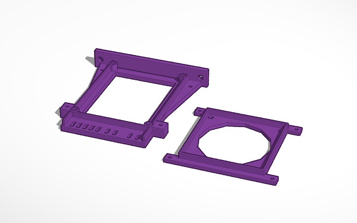 3D design JeSc MKS Base 1.5 2020 Mount HyperCube v1.3 | Tinkercad