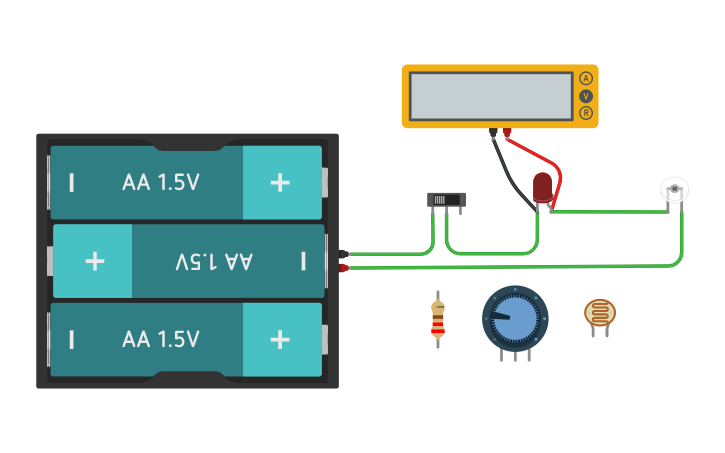 Circuit design Ejem.1-Conceptos | Tinkercad