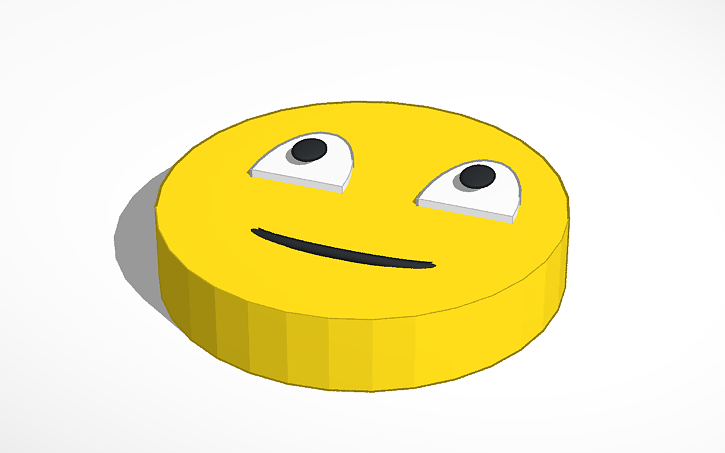 3D design happy face | Tinkercad