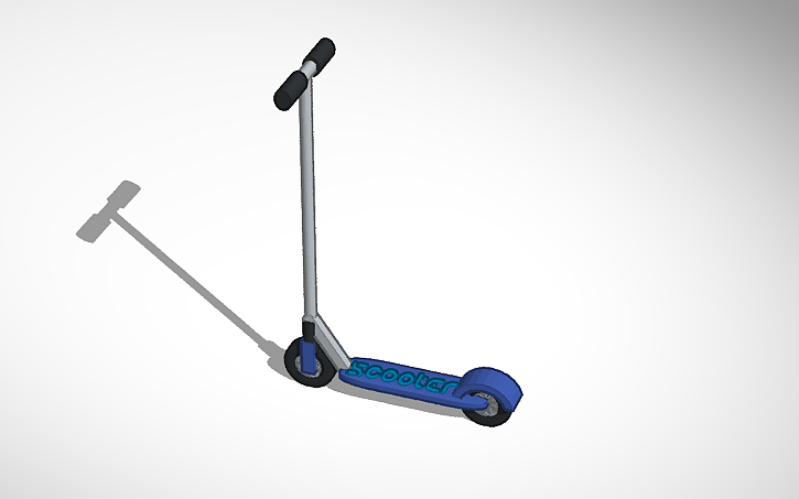 3D design Scooter - Tinkercad