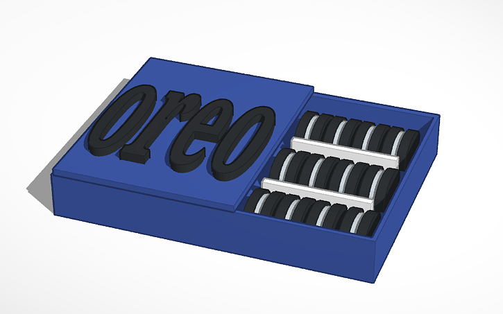 3D design oreos - Tinkercad