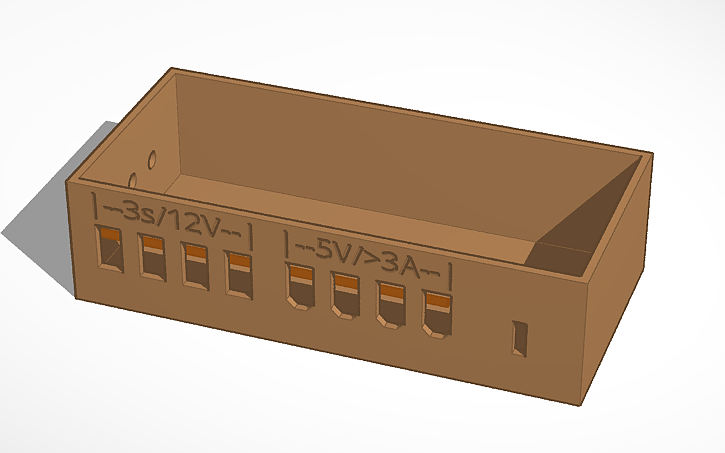 3D design Power Distribution Box - Tinkercad