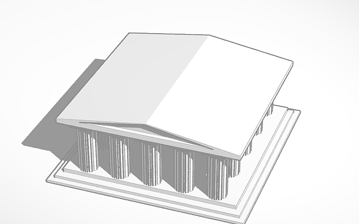 3d Design Parthenon Tinkercad
