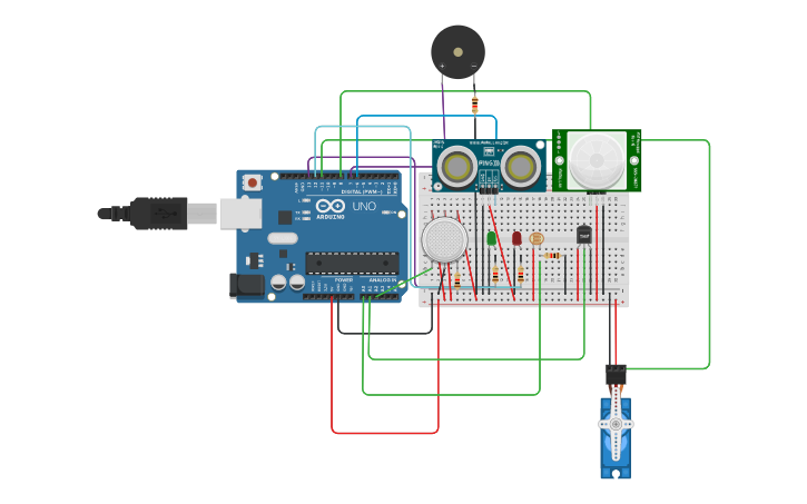 Circuit Design Arduino Project Tinkercad
