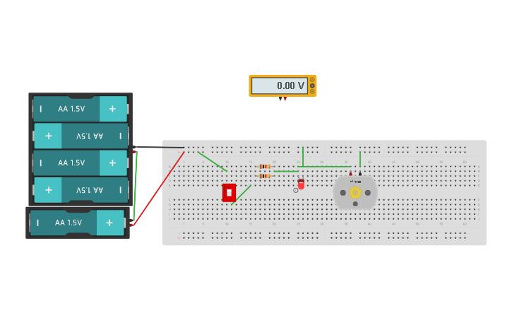 Circuit design motor | Tinkercad