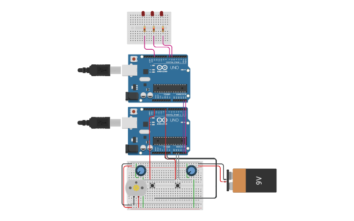 Circuit design Assessment 3 - Communication - Tinkercad