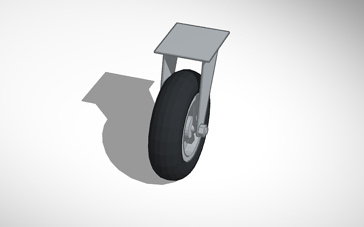 3D design Caster Wheel - Tinkercad
