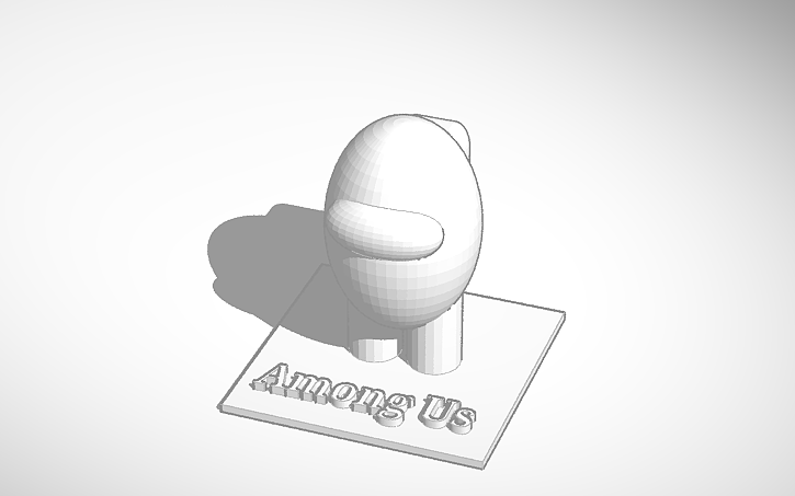 3D design Among Us Figure | Tinkercad