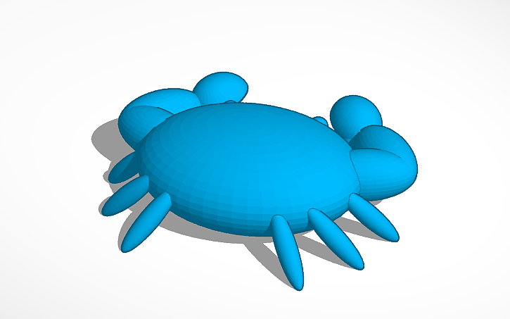 3D design Crab - Tinkercad