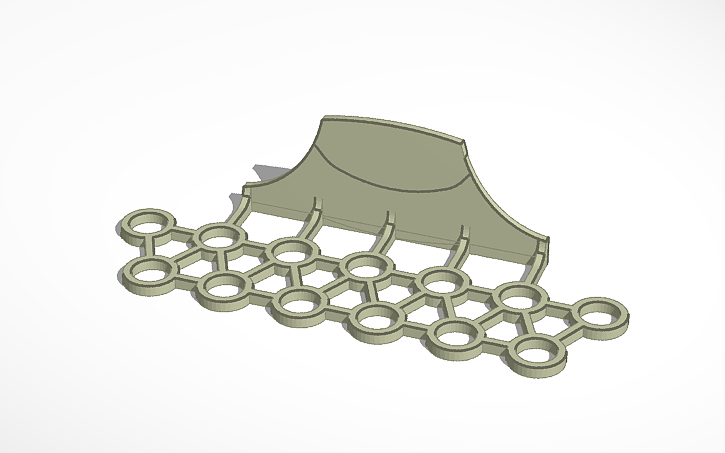 3D design Frag rack - Tinkercad