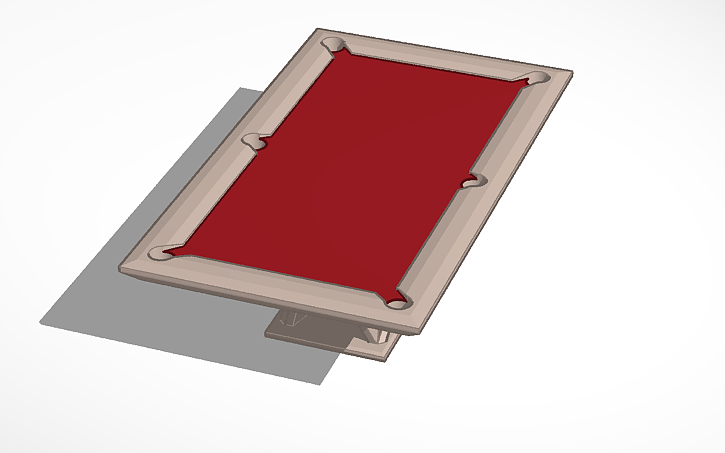 3D design Pool table - Tinkercad