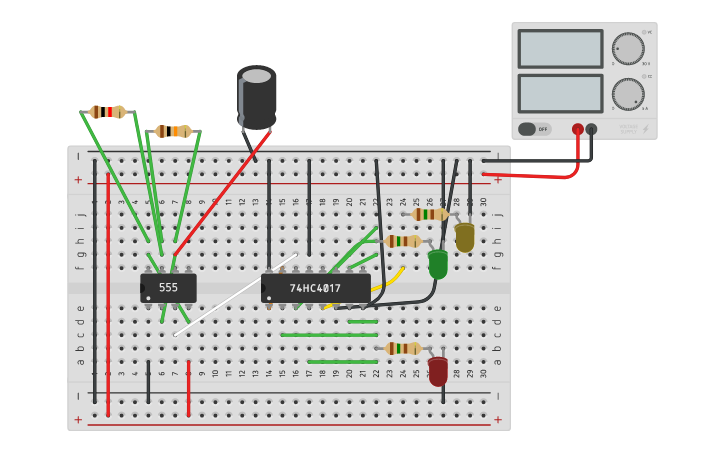 Circuit design Circuito semáforo sem Arduino Rafael C Markus - Tinkercad Circuit design Circuito semáforo sem Arduino Rafael C Markus - Tinkercad
