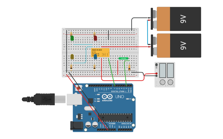 Circuit Design Dpdt Magnetic Relay Tinkercad