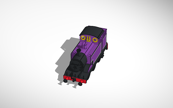 3D design Custom Purple Tank Engine | Tinkercad
