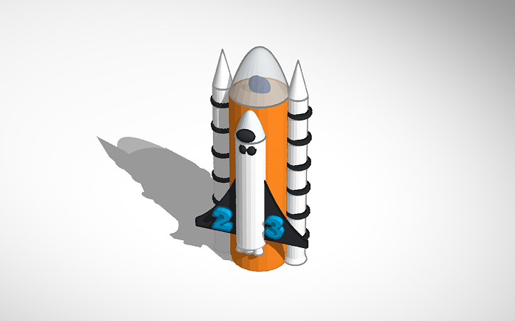 3D design Це ракета - Tinkercad