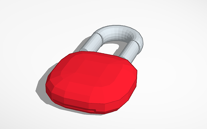 3d Design Project 13 Lock Tinkercad