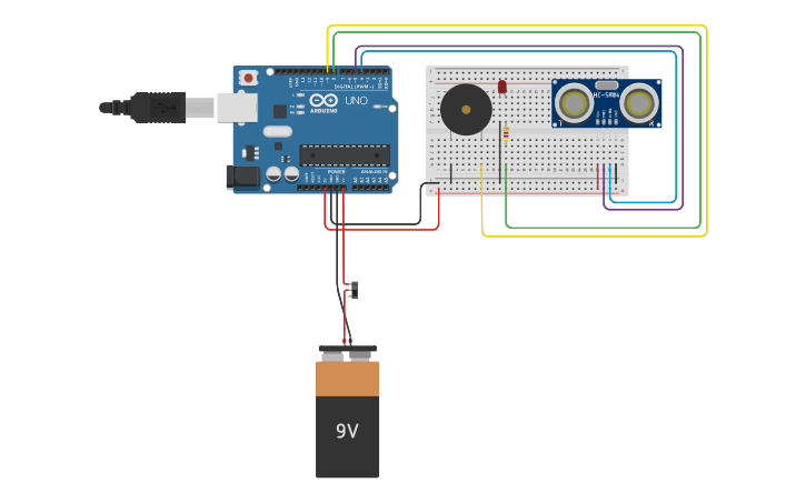 Circuit design MANUAL MAKER - Timer para lavar as mãos - Tinkercad