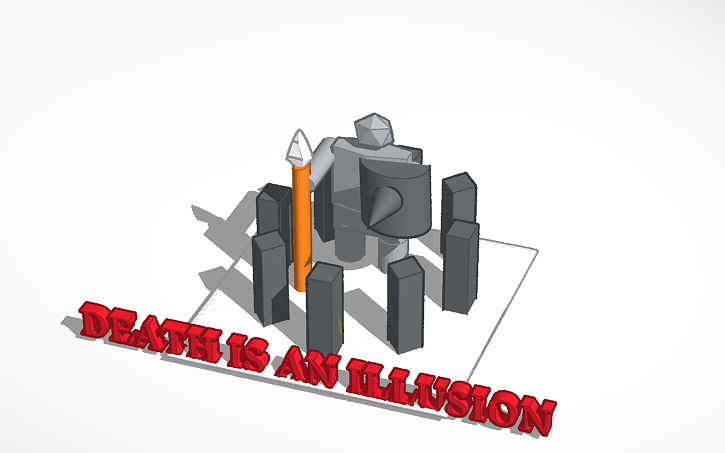 3D design Death is an illusion | Tinkercad