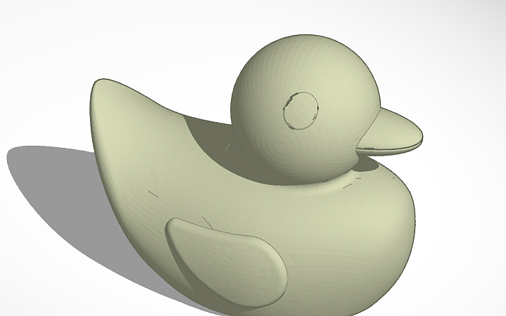 3d Design Duck Tinkercad
