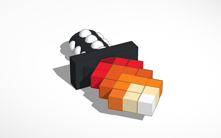 3D design minecraft inferno sword | Tinkercad