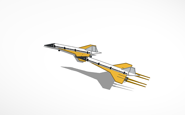 3D design Boeing 2707 SST - Derya | Tinkercad