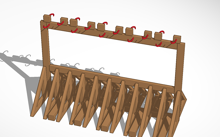 3D design Bike rack for d.tech | Tinkercad